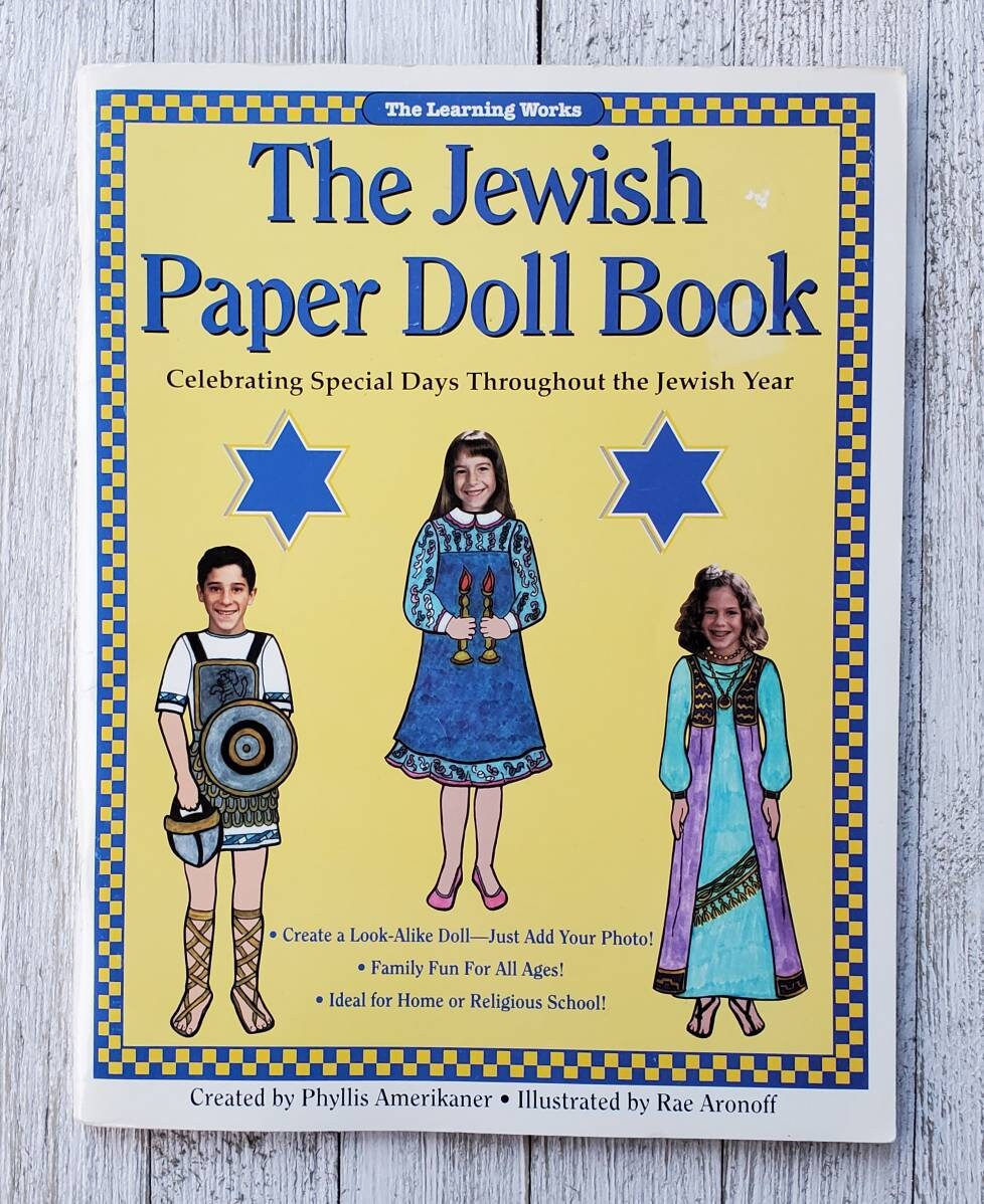 1997 Vintage Paper Dolls The Jewish Paper Doll Book Dolls & Action ...