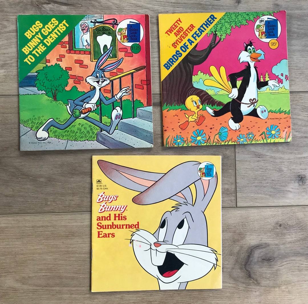Bugs Bunny, Sylvester, and Tweety Paperback Books Bundle of 3 - Etsy