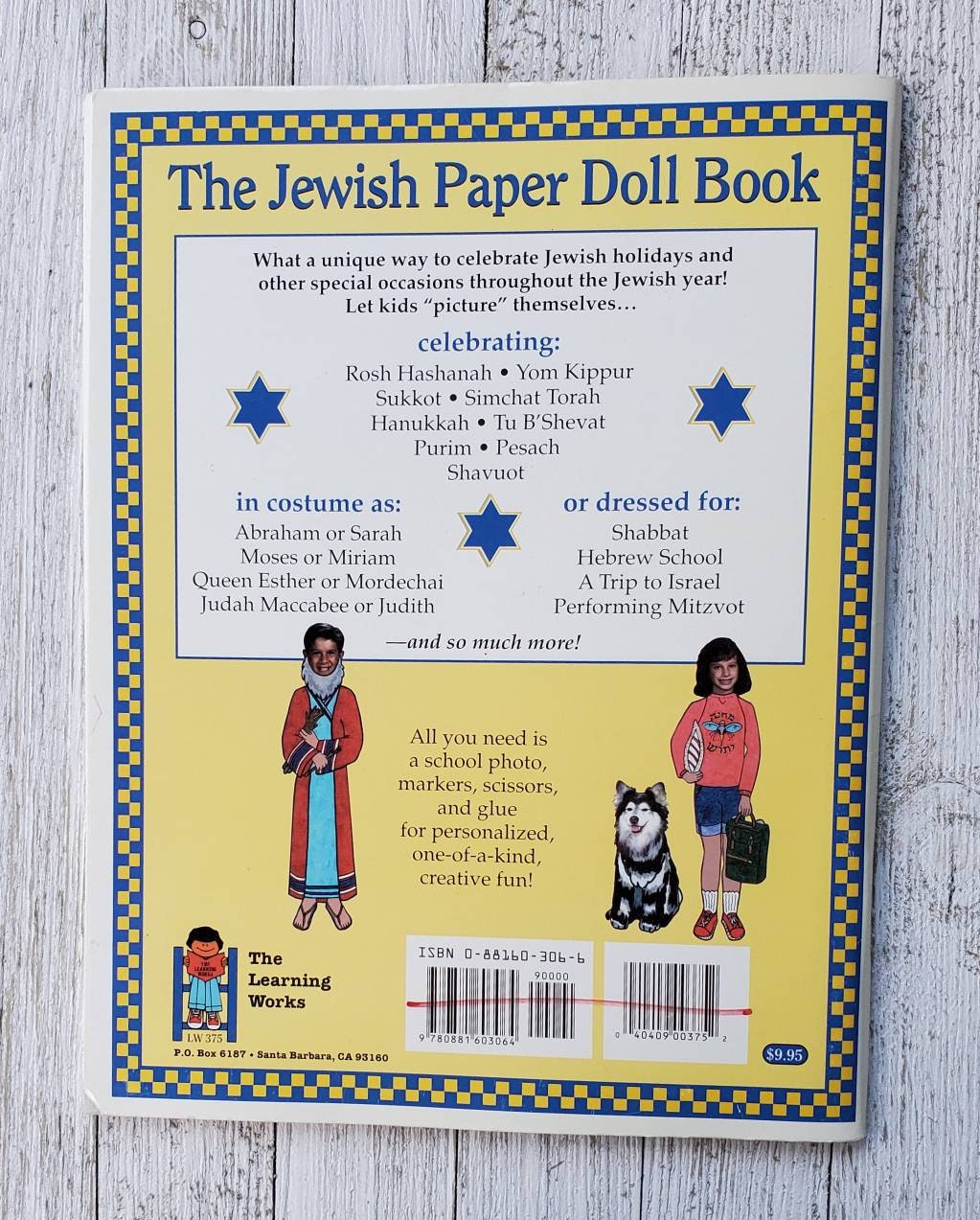 1997 Vintage Paper Dolls The Jewish Paper Doll Book Dolls & Action ...
