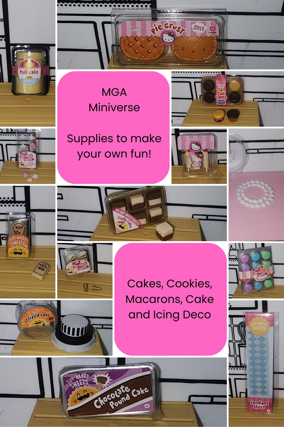 Make It Miniverse - (you Choose) Cakes, Cookies, Candy, and Sprinkles ...