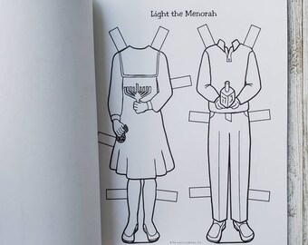 1997 Vintage Paper Dolls The Jewish Paper Doll Book Dolls & Action ...