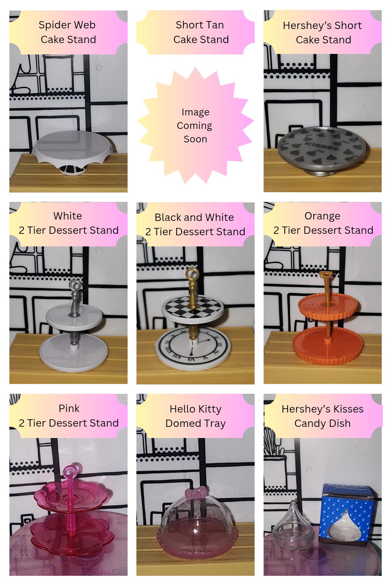 Make It Miniverse - (you Choose) - Cake Stands - Trays - Displays! - Etsy