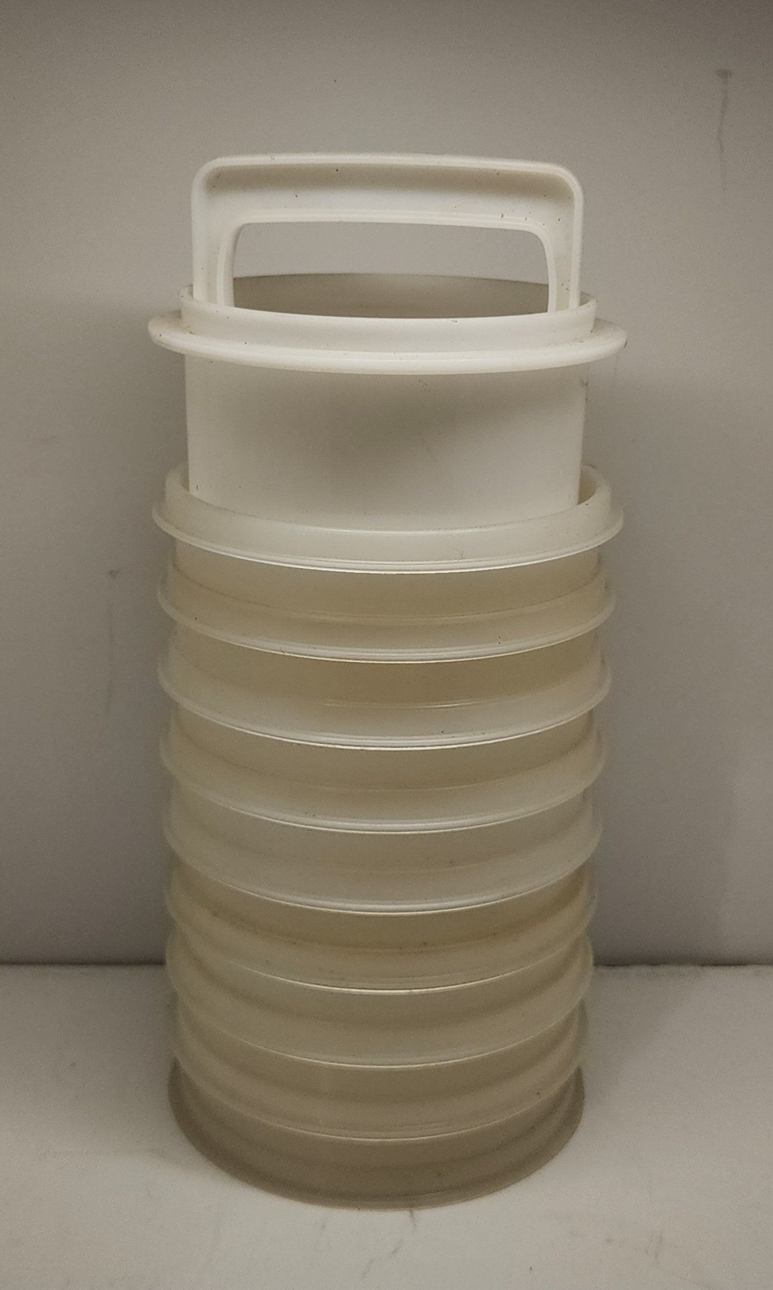 Vintage Tupperware Hamburger Patty Maker Keeper Large and Medium - Etsy