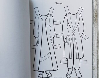 1997 Vintage Paper Dolls The Jewish Paper Doll Book Dolls & Action ...