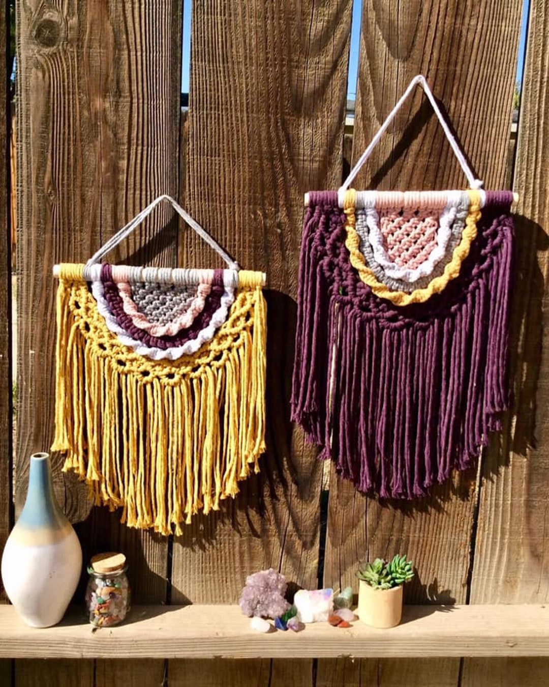 Handmade Macrame Wall Hanging Boho Decor for Home Decoration, Bedroom ...