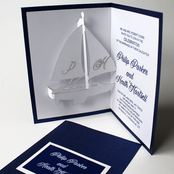 Yacht wedding invitations | Beachweddingtips.com