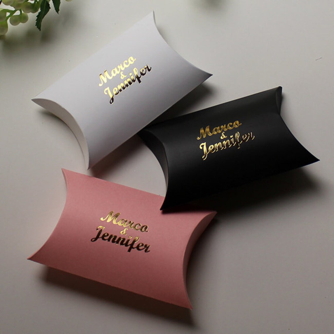 Pillow Favor Boxes Wedding Favor Box Party Favor Box Favor | Etsy