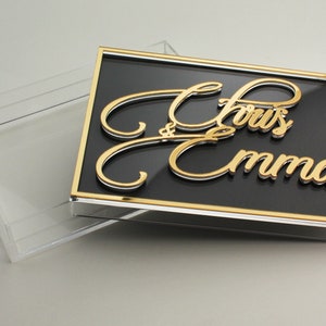 Acrylic Gift Boxes, Embossed Transparent Gift Boxes, Personalized Clear ...