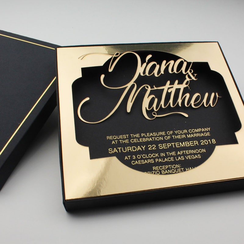 Unique Wedding Invite - Etsy