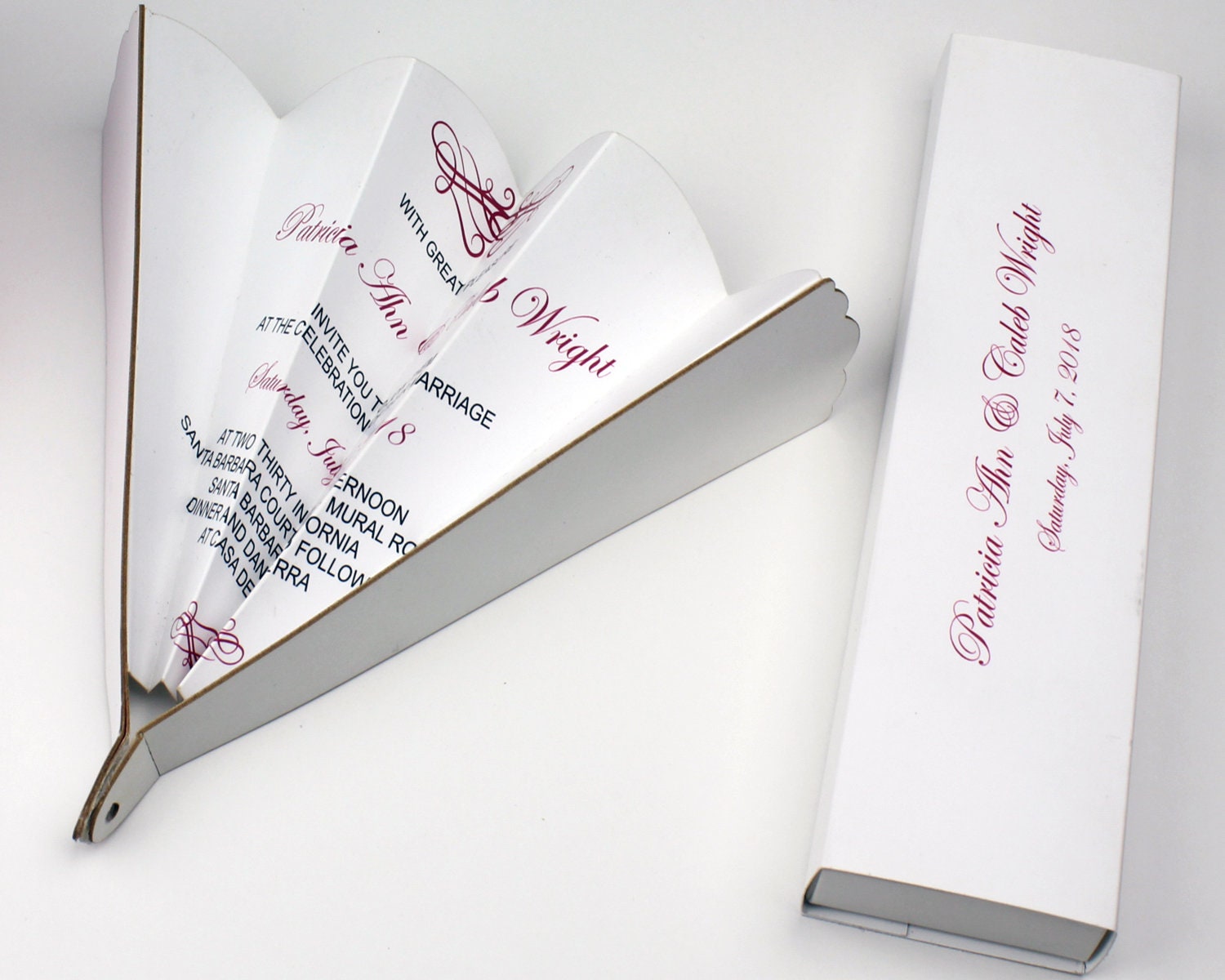 Fan Style Wedding Invitations