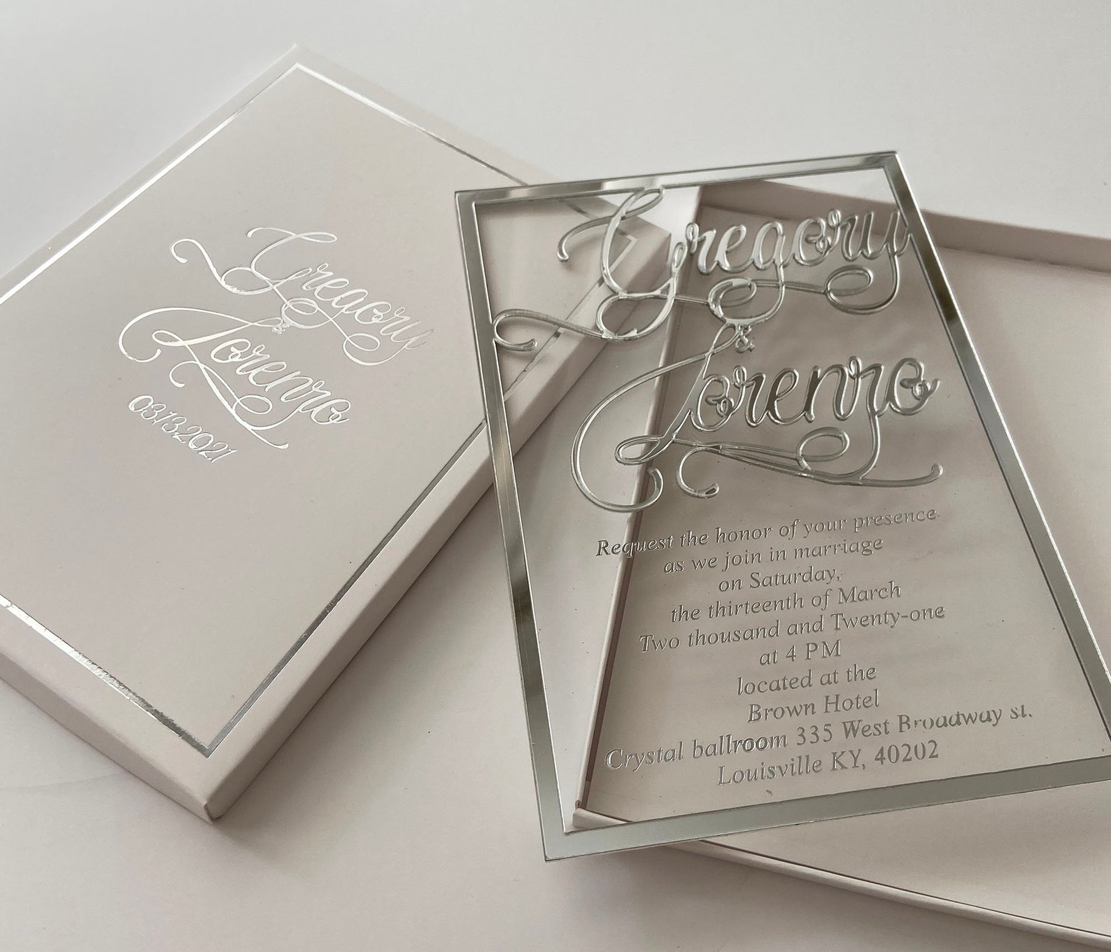 Transparent Invitation Clear Invitation Wedding Luxury | Etsy