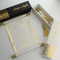 8-inch DIY 85 Set Scroll Invitation Rods. Choose From 12 Available ...