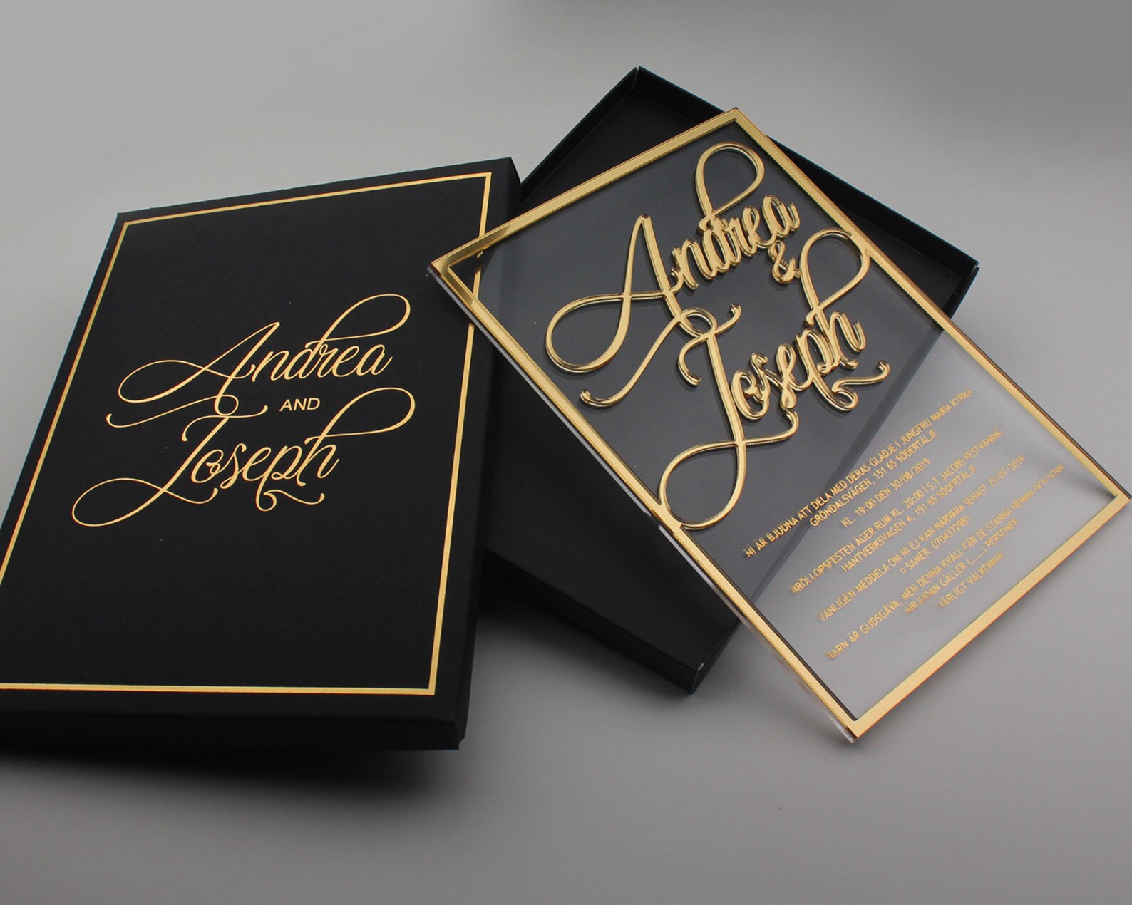 Transparent Invitation Clear Invitation Wedding Luxury | Etsy