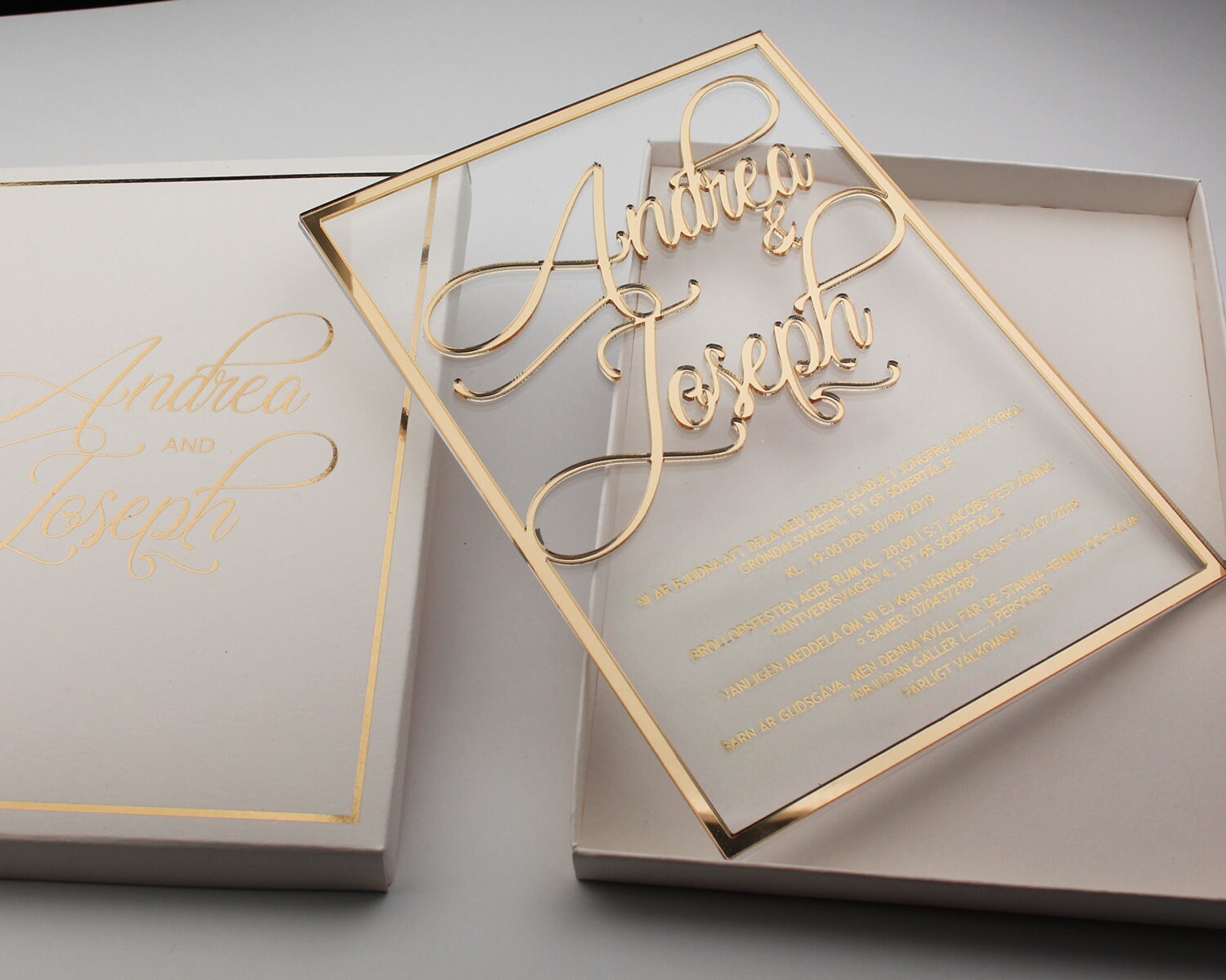 Transparent Invitation Clear Invitation Wedding Luxury | Etsy