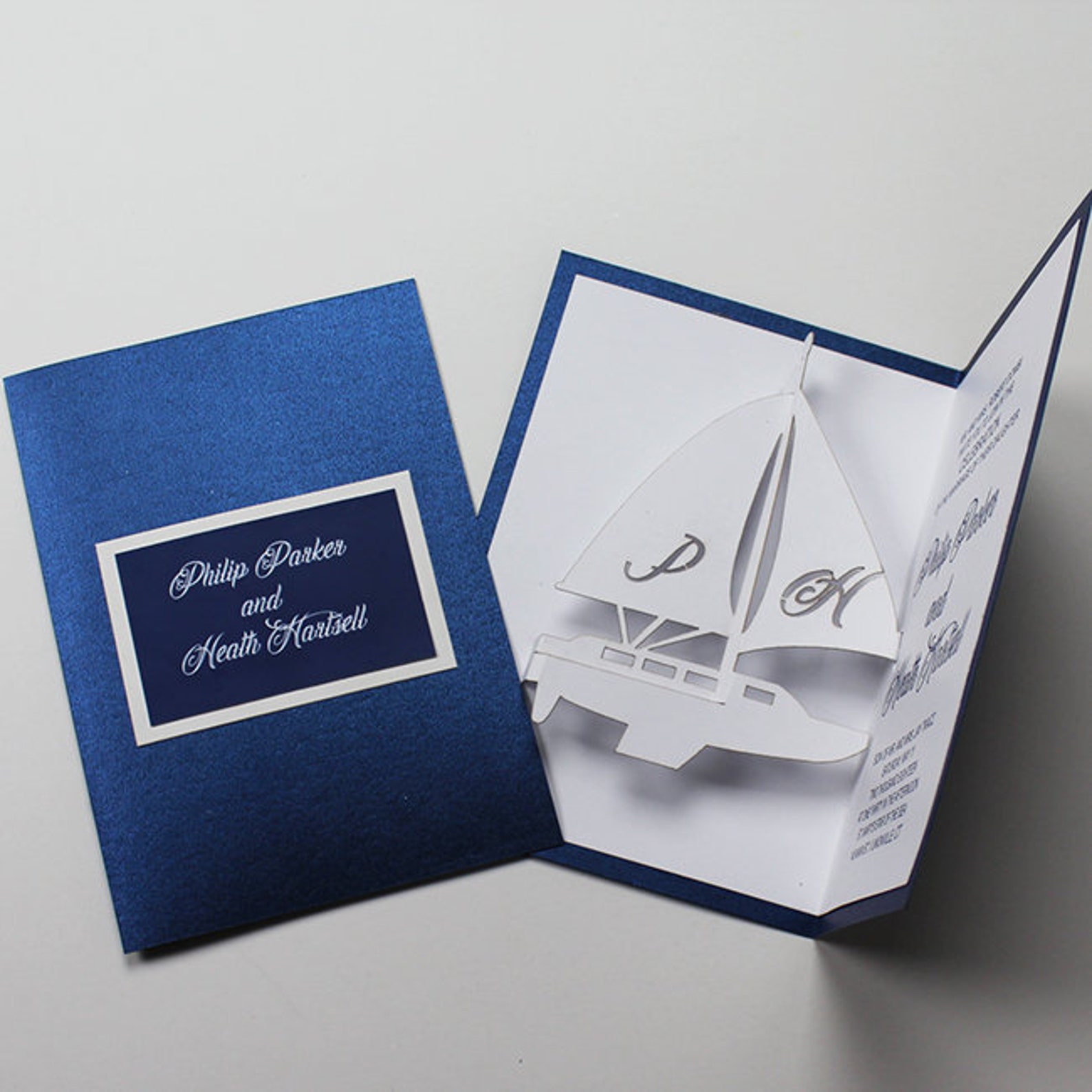Sailboat Wedding Invitations Boat Wedding Invitations Yacht - Etsy