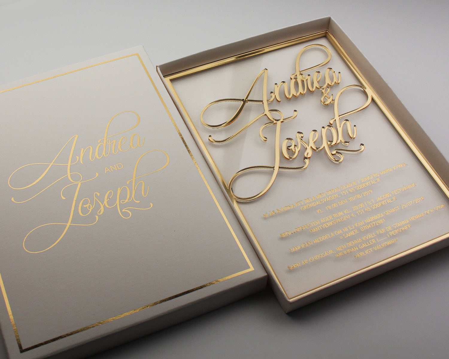 Transparent Invitation Clear Invitation Wedding Luxury | Etsy