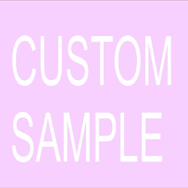 Custom Sample Invitation Card - Etsy