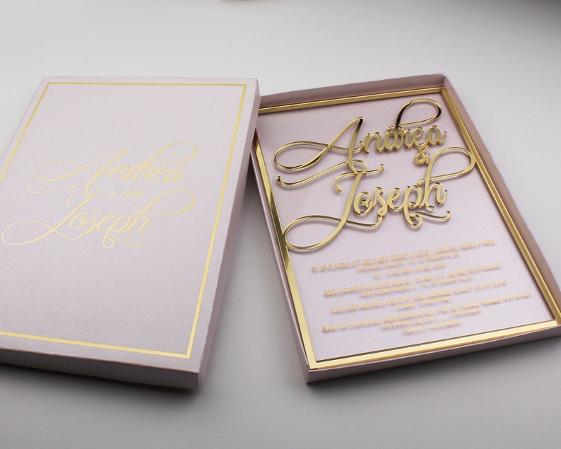 Transparent Invitation Clear Invitation Wedding Luxury | Etsy