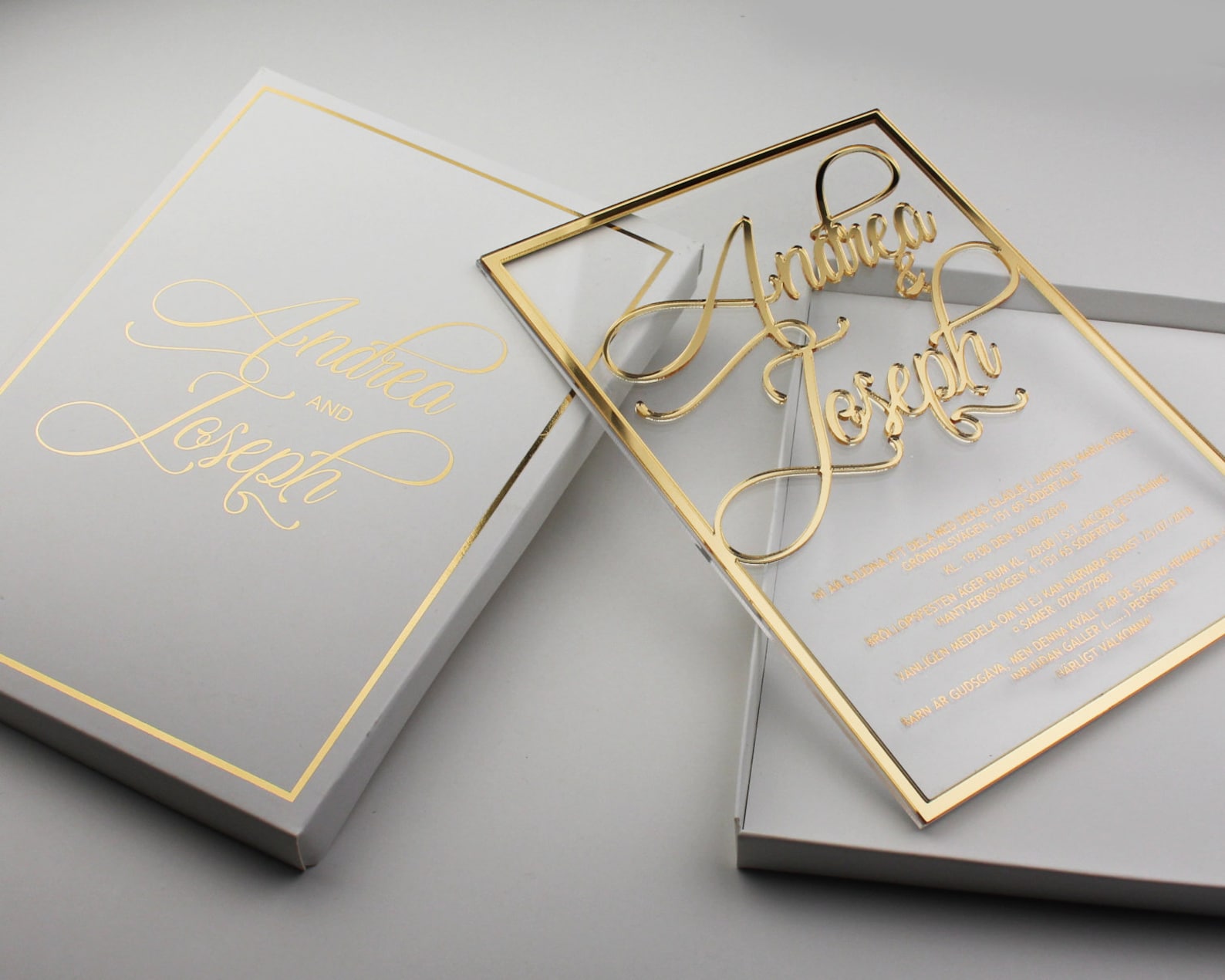 Transparent Invitation Clear Invitation Wedding Luxury | Etsy