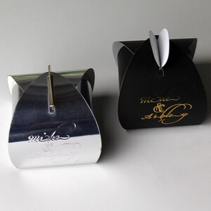 Buy Custom Silver Favor Boxes Silver Favor Boxes Wedding Favor Online ...