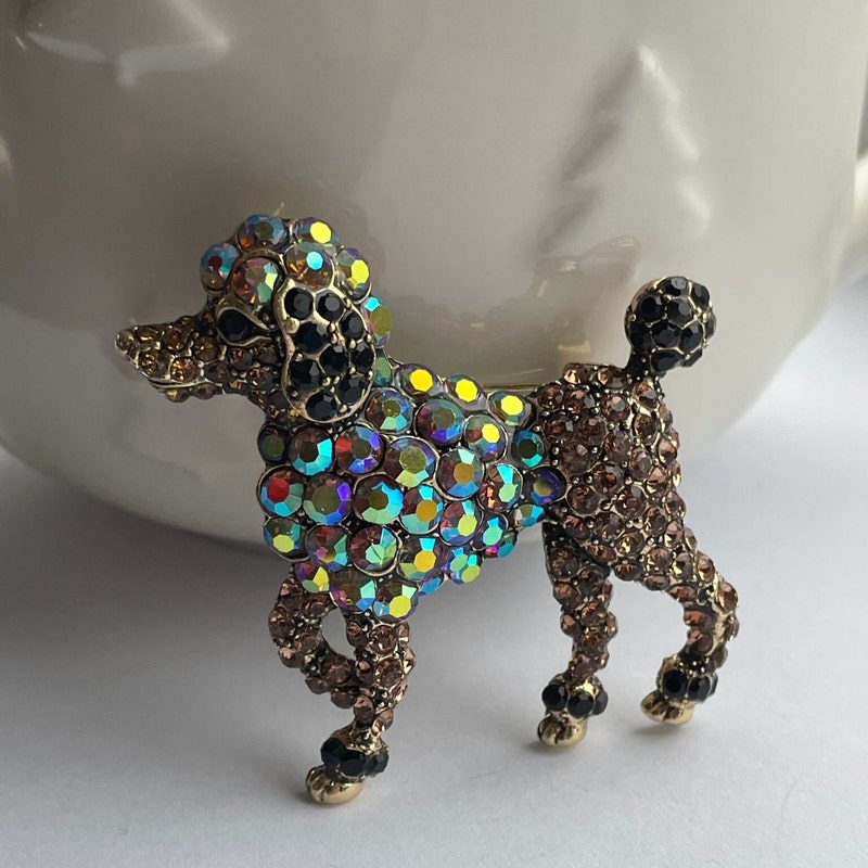 Poodle Brooch - Etsy