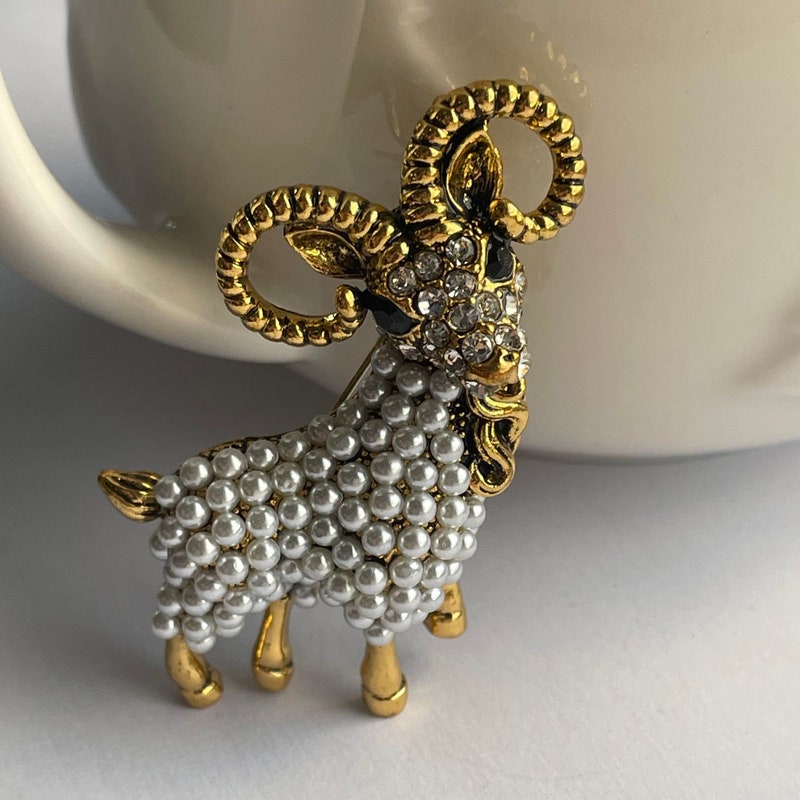 Goat Miniature Figurine - Etsy UK