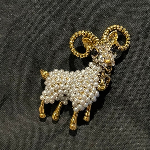 Goat Brooch - Etsy