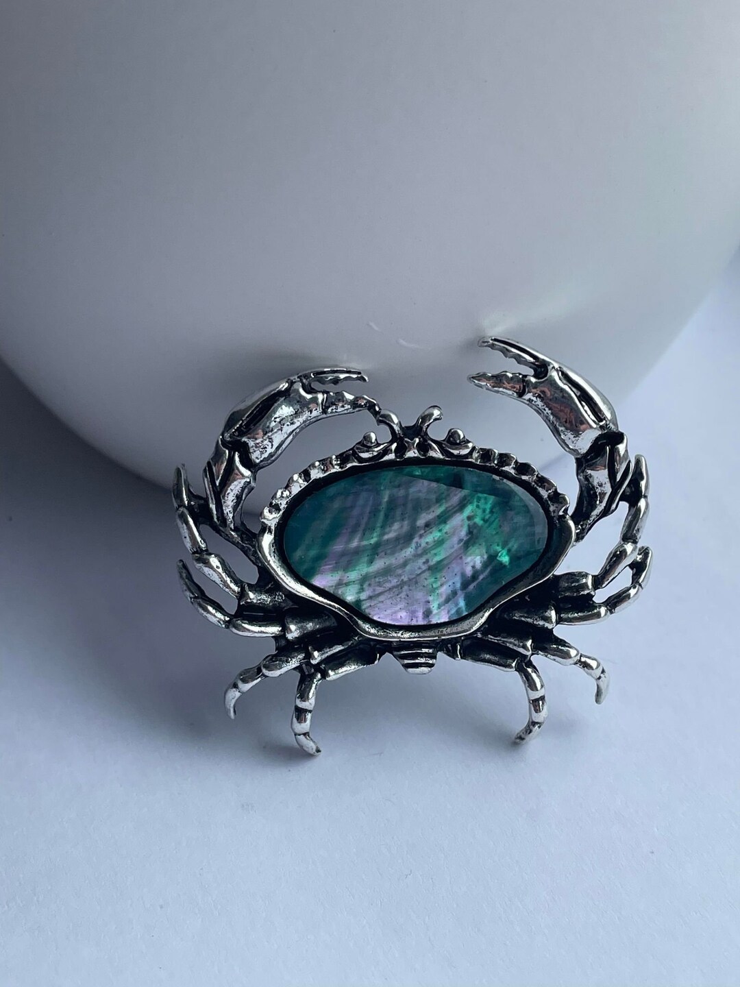 Abalone Shell Crab Brooch, Abalone Shell Brooch, Abalone Shell ...