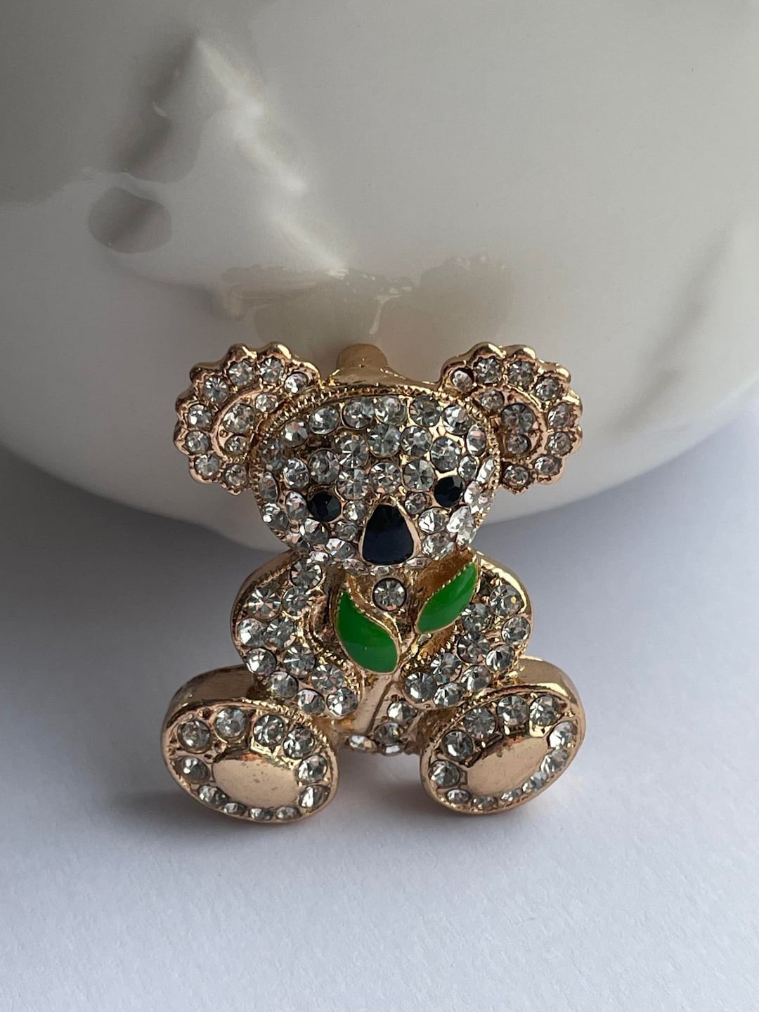 Rhinestone Koala Brooch, Koala Brooch, Koala Jewellery, Koala Gift ...