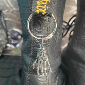 Skeleton Hand Boot Charms, Gothic Boot Charms, Punk Boot Charms, Boot ...