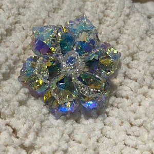Glass Flower Brooch, Glass Jewellery, Glass Gift, Glass Flower, Glass ...