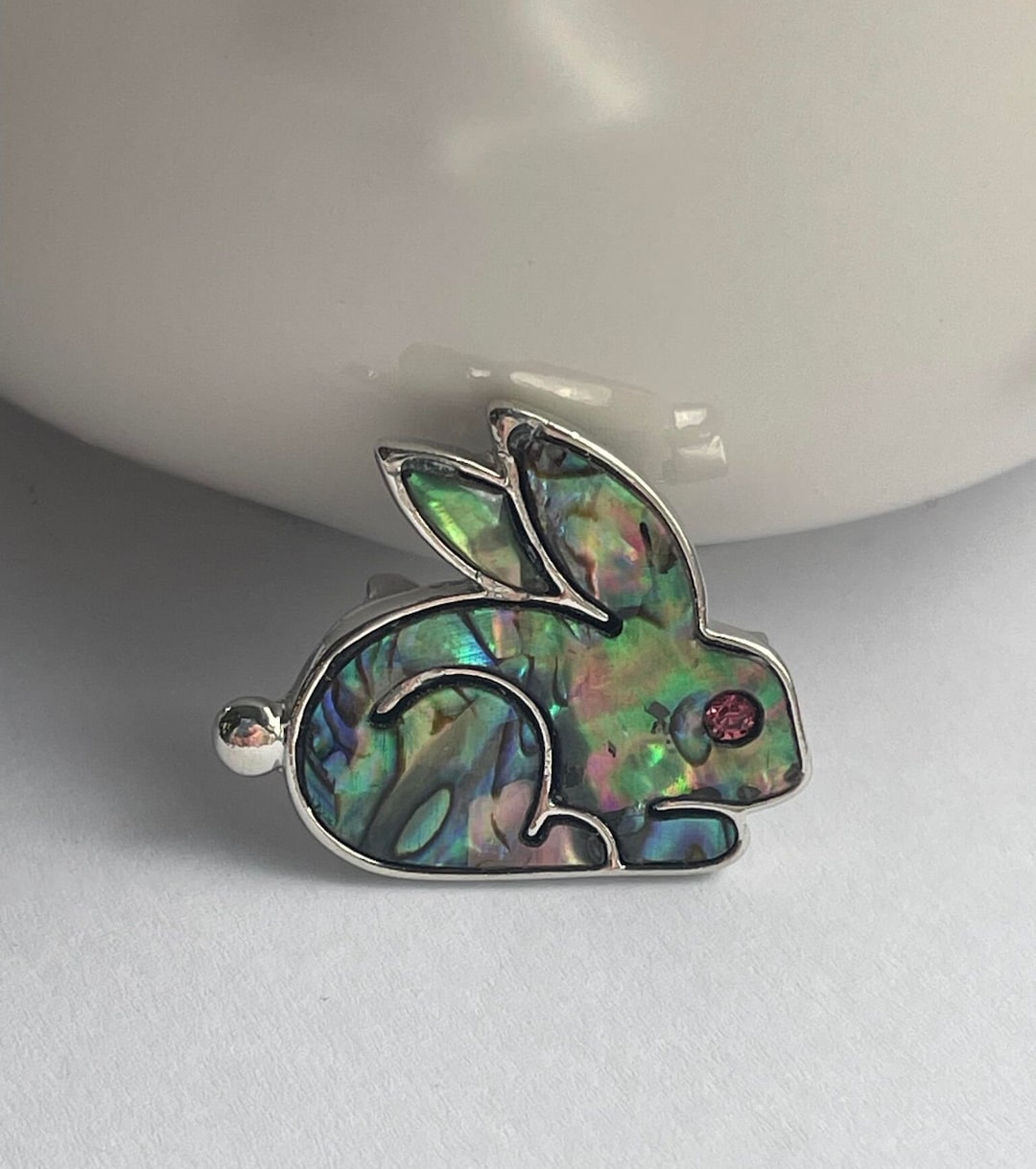 Shell Rabbit Brooch Abalone Brooch Abalone Jewellery - Etsy