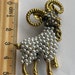 Goat Brooch Pearl Goat Brooch Goat Pendant Goat Gift Goat - Etsy