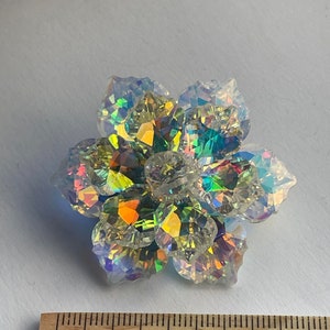Glass Flower Brooch, Glass Jewellery, Glass Gift, Glass Flower, Glass ...