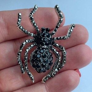 Rhinestone Spider Brooch, Spider Jewellery, Spider Gift, Brooches for ...