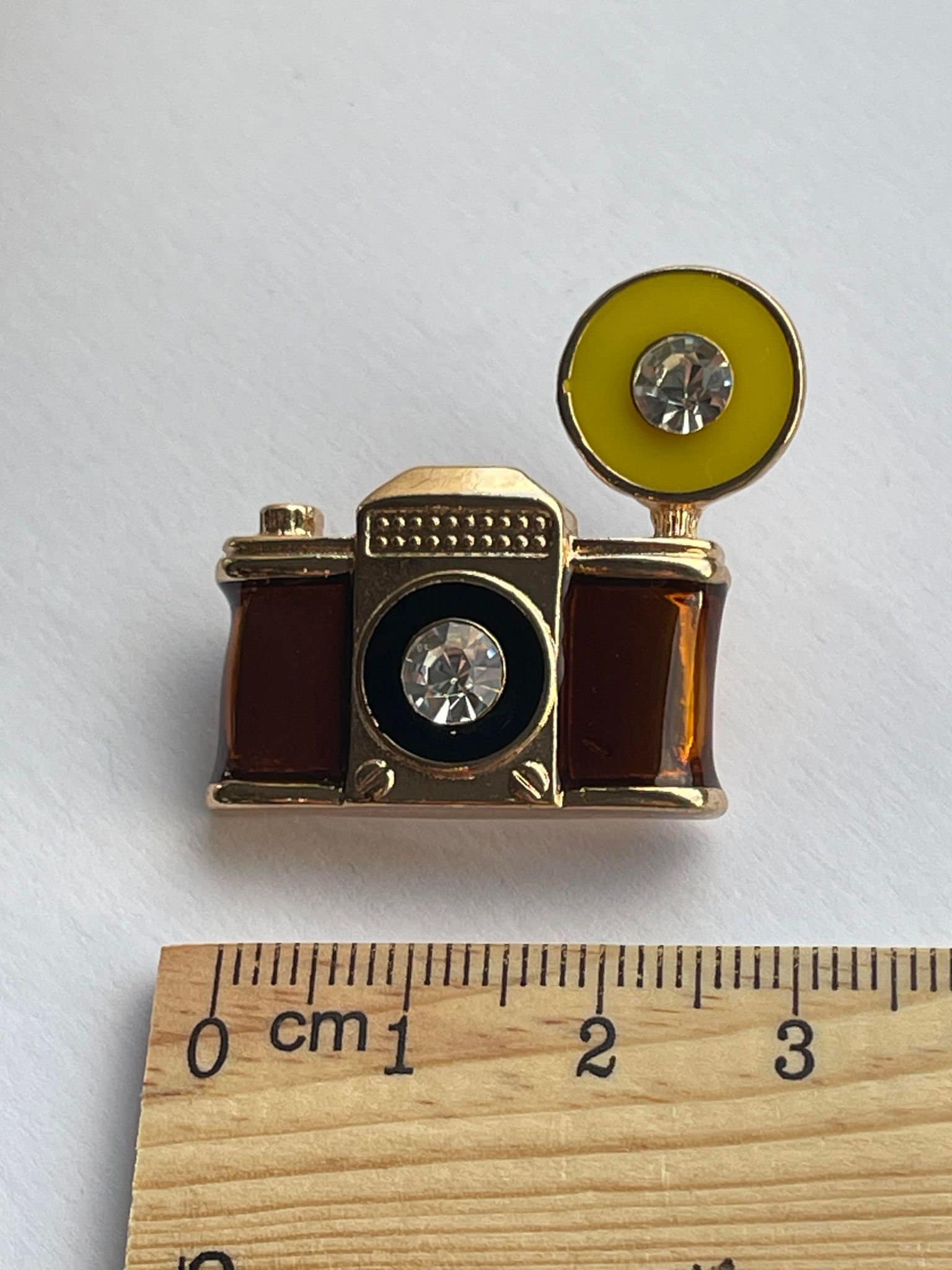 Camera Brooch Pin - Etsy UK