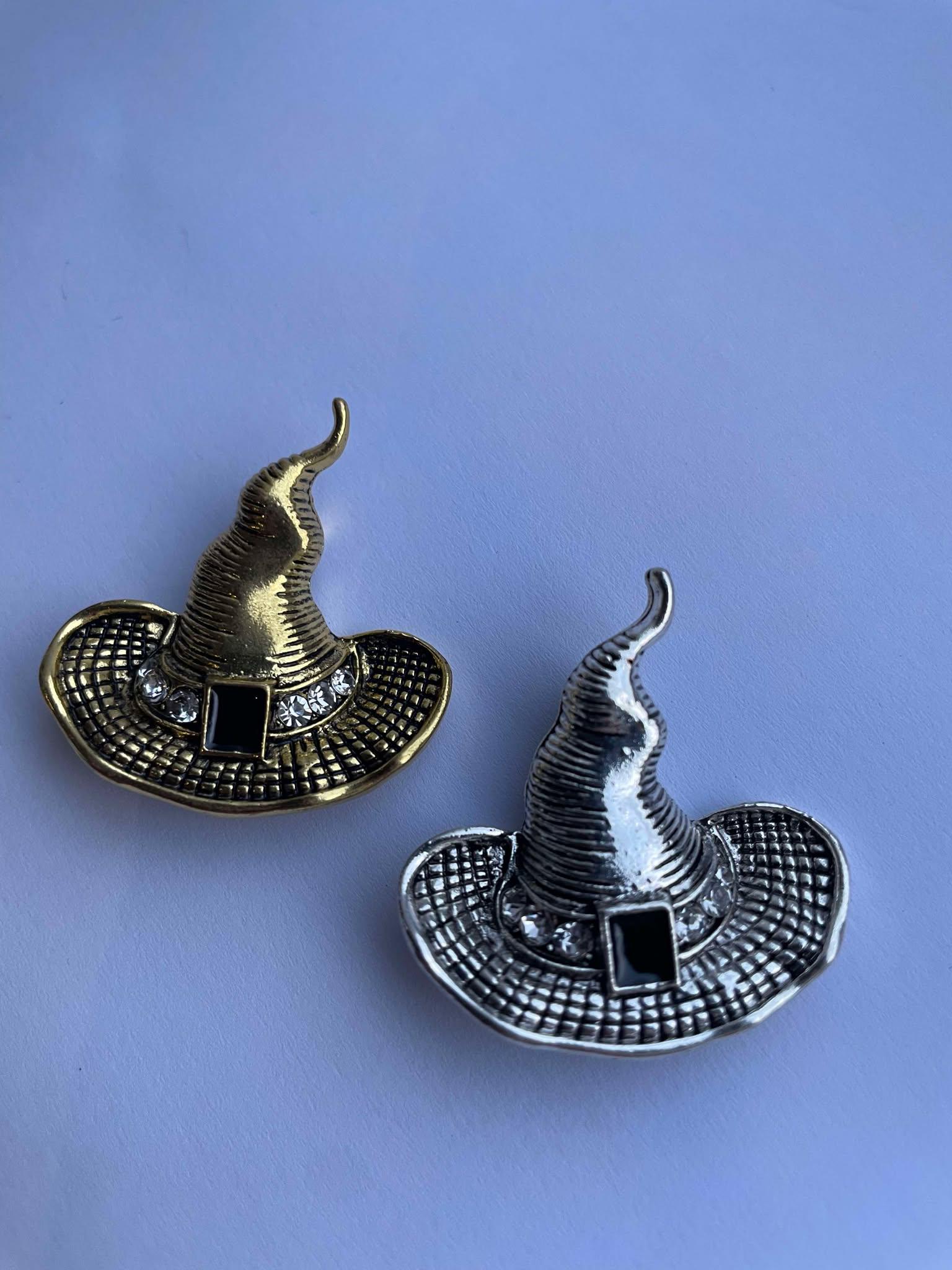 Witches Hat Brooch, Witchy Gift, Hat Brooch, Hat Brooch Pin - Etsy