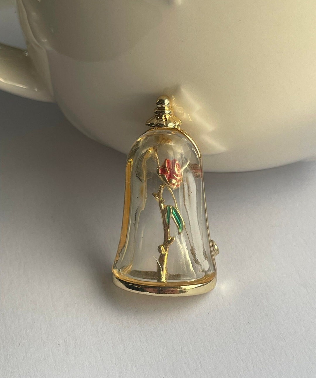 Bell Jar Rose Brooch, Bell Jar Rose Gift, Rose Brooch, Rose Jewellery ...