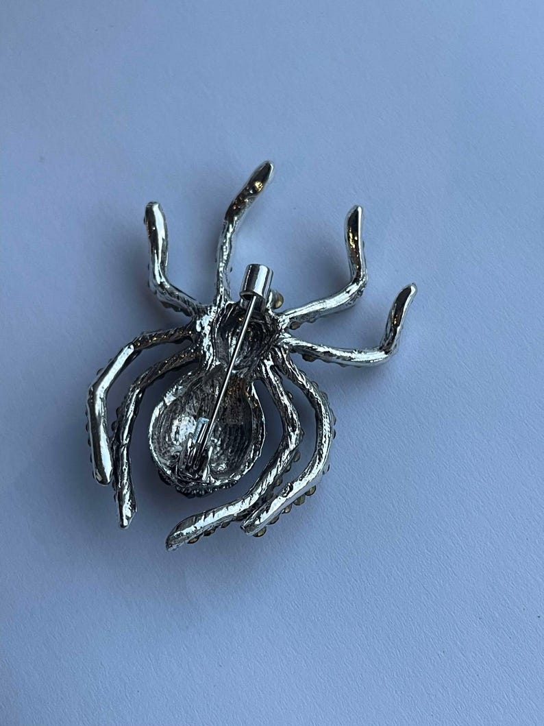 Rhinestone Spider Brooch, Spider Jewellery, Spider Gift, Brooches for ...