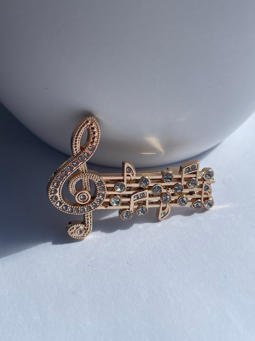 Music Notes Brooch, Music Pin, Musician Brooch - Etsy