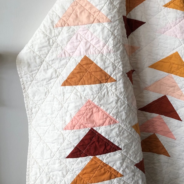 Neutral Quilt - Etsy