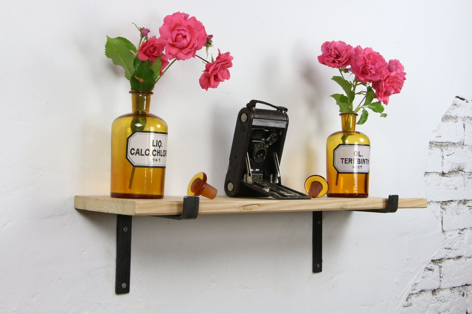 Shelf Shelf Angle Iron Angle Shelf Kitchen Shelf Living - Etsy UK