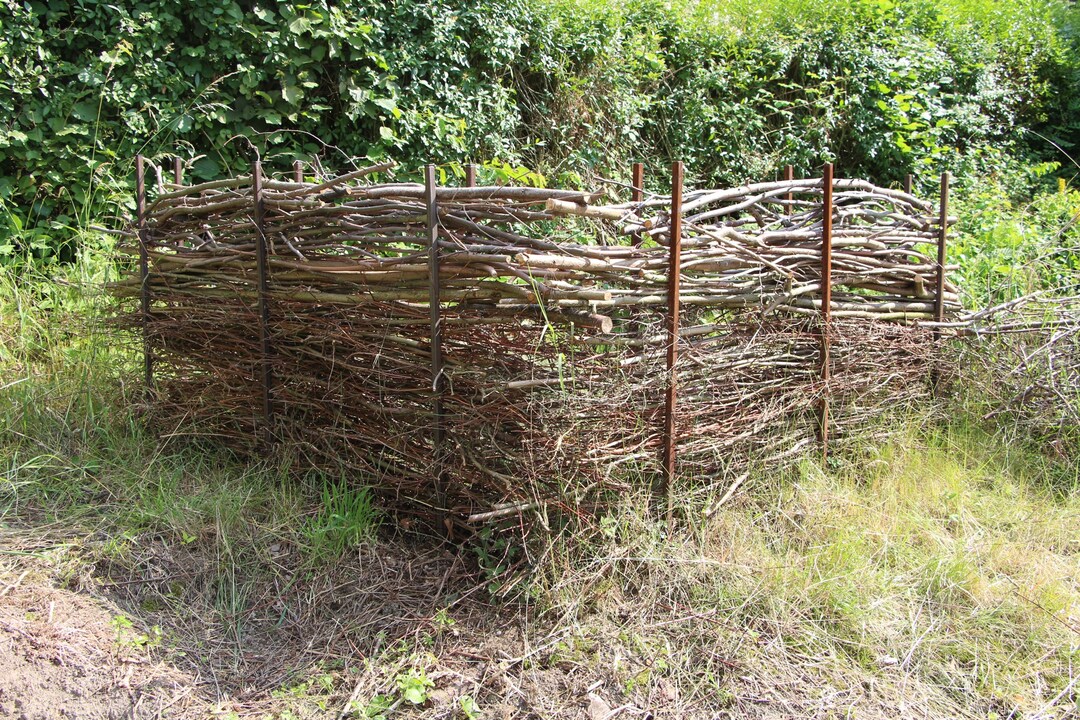 Zaun 1 Meter, Beetbegrenzer, Sichtschutz, Zaun, Gartenzaun, Komposter ...