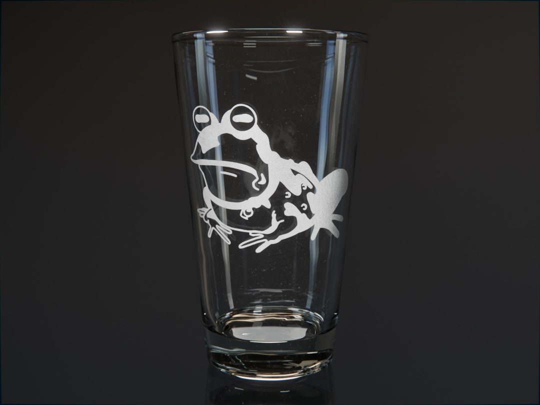 Futurama the Hypnotoad, Hypno Frog Customizable Etched Pint Glass, Best ...