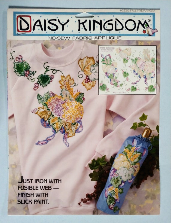 Spring Flower Iron on Patch Applique. Hydrangea Flower Patches | Etsy