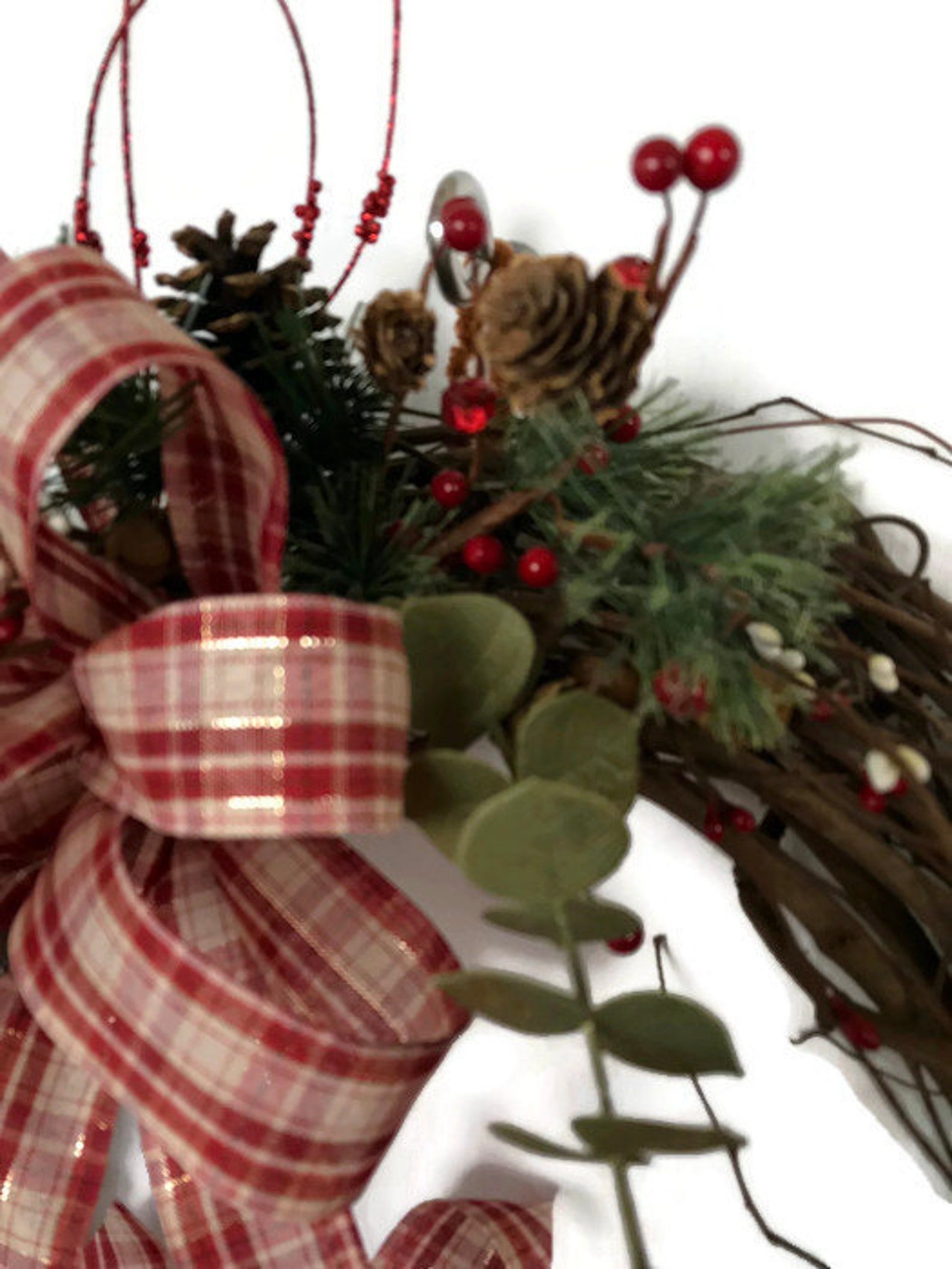 Rustic Christmas Wreath | Etsy