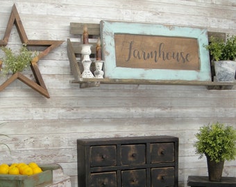 Home Hand-made Farmhouse Bathroom Sign - Etsy