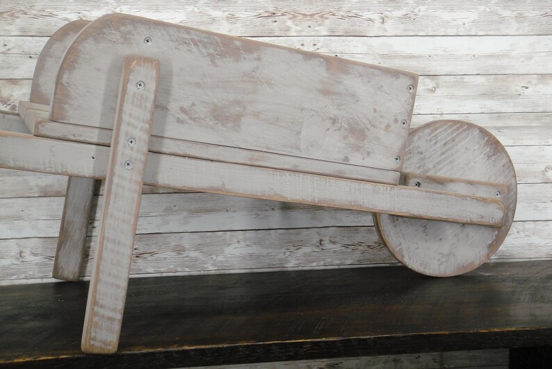 Rustic Decorative Wheelbarrow Planter | Etsy