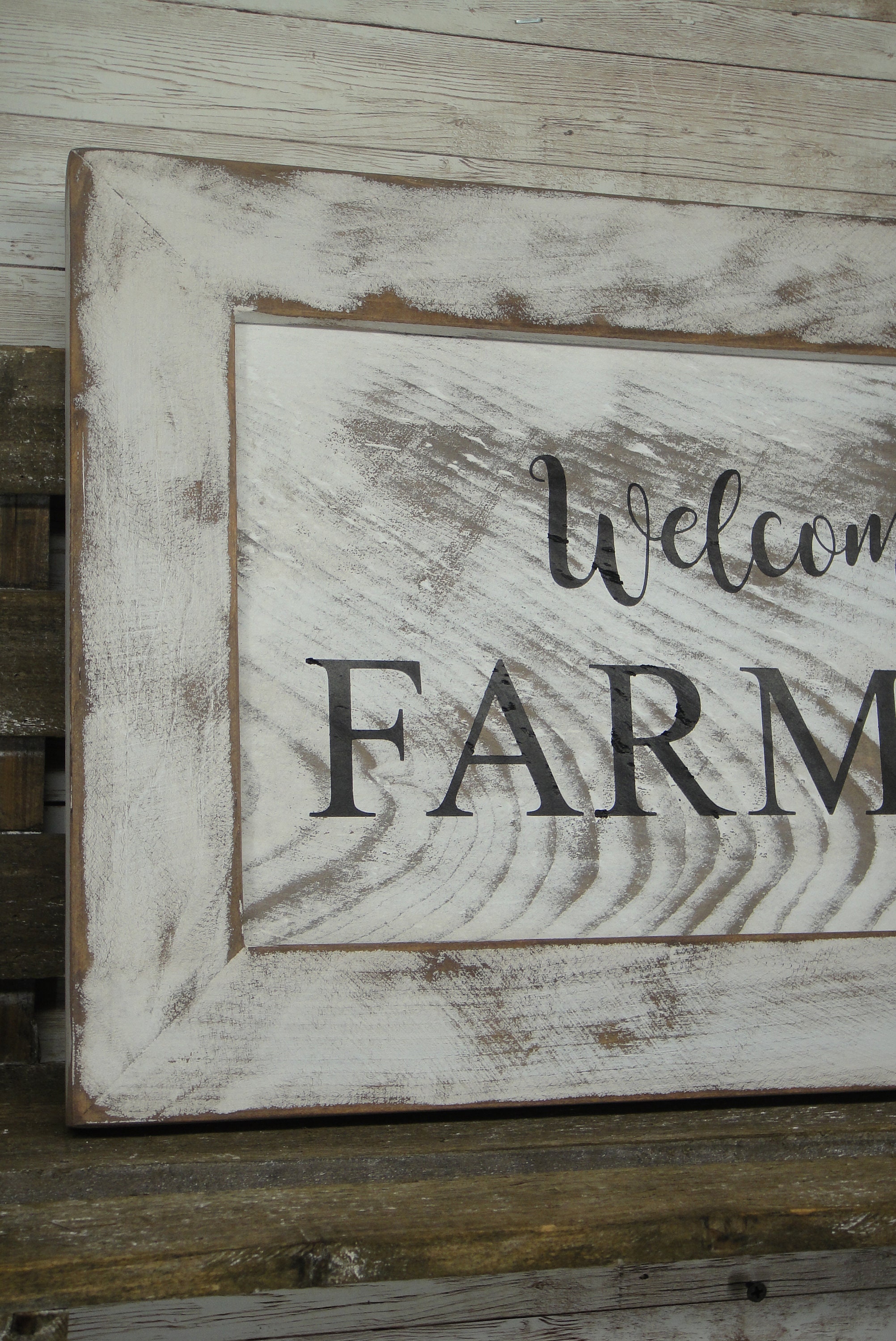 Welcome to Our Farmhouse Sign - Etsy