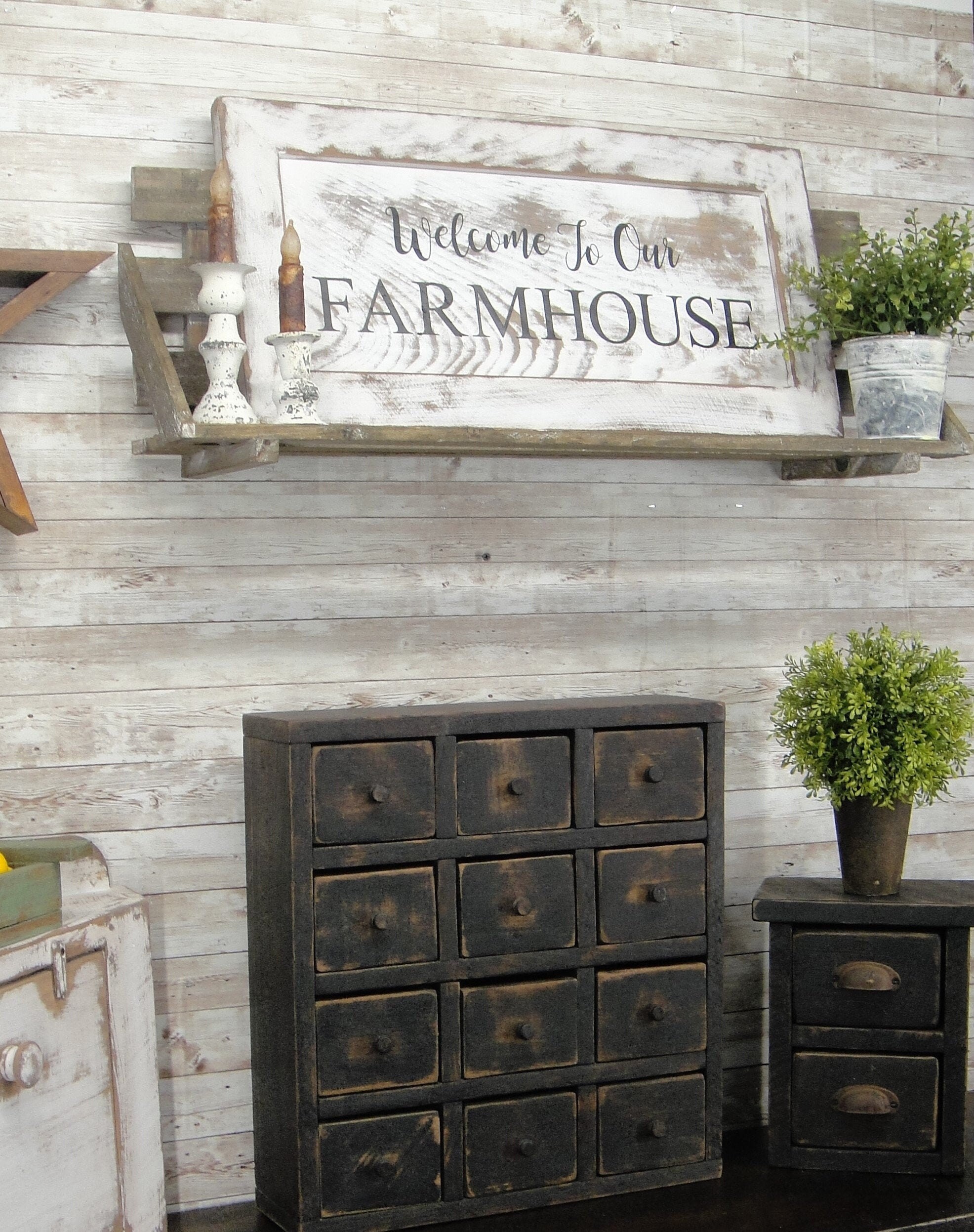 Welcome to Our Farmhouse Sign | Etsy